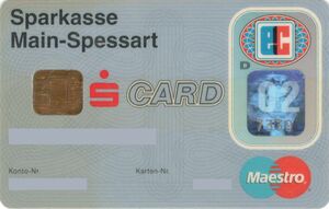 Bank Card: Sparkasse Main-Spessart Maestro ec 02 (Sparkasse Main ...