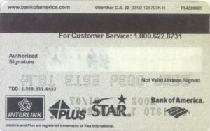 Bank Card: Bank Of America ATM Card (Bank of America, United States of ...