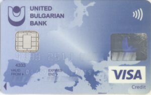Kartu Transaksi: United Bulgarian Bank Visa Blue Map Chip - 08/16/007 ...