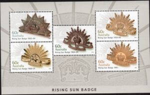 Stamp: Rising Sun Badges (Australia(Rising Sun Badge) Mi:AU BL141,Sn:AU ...