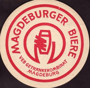 Sous-bock de bière: Magdeburger (VEB Getränkekombinat Magdeburg ...