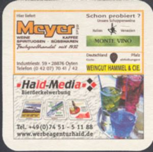 Beer Coaster: Borgfeld (Borgfelder Landhaus Brauerei, Germany, Federal ...