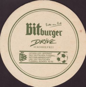 Beer Coaster: Bitburger (Bitburger Brauerei, Germany, Federal ...