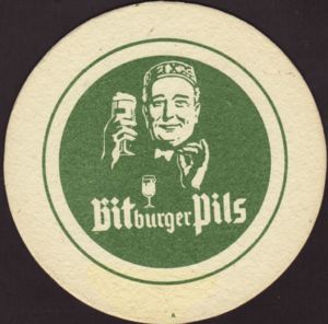 Beer Coaster: Bitburger (Bitburger Brauerei, Germany, Federal ...
