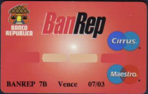Bank Card: Banco República - BanRep (Banco Republica, VenezuelaCol:VE ...
