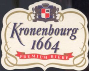 Beer Coaster: Kronenbourg 1664 (Kronenbourg, FranceCol:FR-000232