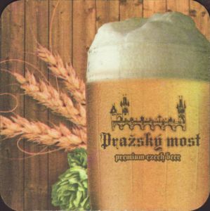 Beer Coaster: Prazsky most (Prazsky most u Valsu, Czech RepublicCol:CZ ...