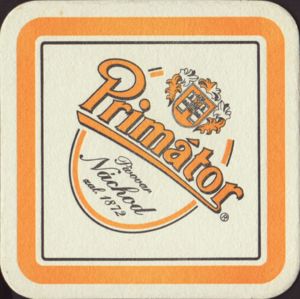 Beer Coaster: Primator (Primátor A.S, Czech RepublicCol:CZ-001152