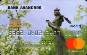 Bank Card: Monument (Bank Avangard, RussiaCol:RU-MC-1897