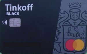 Bank Card: Tinkoff Black (Tinkoff Credit Systems, RussiaCol:RU-MC-1831.01