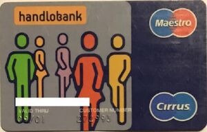Bank Card: Maestro Cirrus, handlobank (Handlobank, PolandCol:PL-MS-0016.02