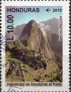 Stamp: Machu Picchu (Honduras(Peru-Honduras Friendship) Mi:HN 2030,Yt ...