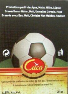 Drink Label: Cuca (Companhia União de Cervejas de Angola, AngolaCol:AO ...