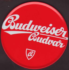 Beer Coaster: Budweiser Budvar (Budvar, Czech RepublicCol:CZ-001899