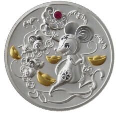 Coin: 2 Dollars (MOUSE) (Fiji) (2020 - Year of the Rat)