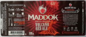 Drink Label: Maddok Volcano Red Ale (Quartta Corporation S.A.C ...