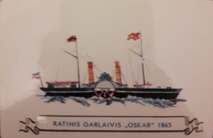 Calendario de Bolsillo: Steamship Garlaivis Oskar 1865 (Lituania(Ships ...