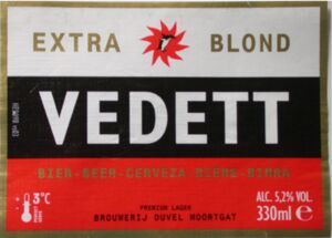 Drink Label: Vedett Extra Dranouter (Duvel Moortgat, BelgiumCol:BE-BEER ...