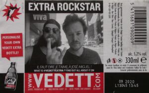 Drink Label: Vedett Extra Rockstar (Duvel Moortgat, BelgiumCol:BE-BEER ...