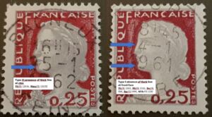 Stamp: Marianne type Decaris (type II) (France(Marianne (Decaris)) Yt ...