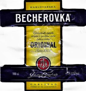 Drink Label: Original Becherovka (Karlovarská Becherovka a.s., Czech RepublicCol:CZ-LIQ-000010