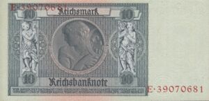 Banknote: 10 Reichsmark (Germany(1929-1936, (1945) Issue ...