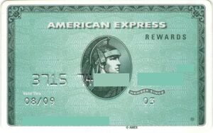 Bank Card: American Express classic REWARDS US 371574 12-04 (American ...
