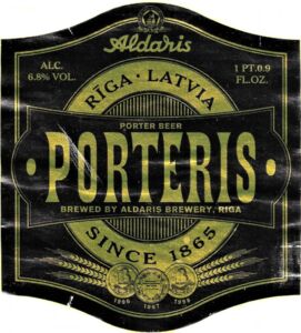 Drink Label: Aldaris Porteris (Aldaris, LatviaCol:LV-BEER-000119