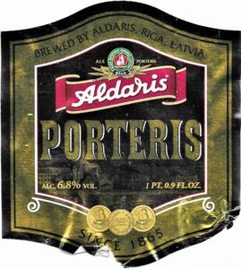 Drink Label: Aldaris Porteris (Aldaris, LatviaCol:LV-BEER-000120