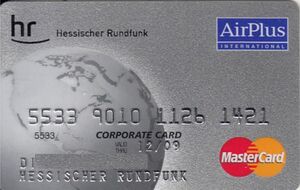 Bank Card: AirPlus MC 06 (Bayerische Landesbank, Germany, Federal ...