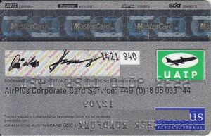 Bank Card: AirPlus MC 06 (Bayerische Landesbank, Germany, Federal ...
