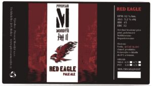 Drink Label: Red Eagle pale ale 12% (Pivovar Mordýř Dolní Ředice, Czech ...
