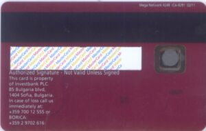 Bank Card: IBank MasterCard Business Travel Card Chip - 02/11 ...