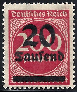 Stamp: Surcharge - 20T on 200m (numbers) (German Realm(Inflation Series ...