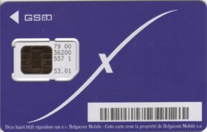 Phonecard: Proximus (X) (Proximus (Belgacom Mobile), Belgium(Proximus ...