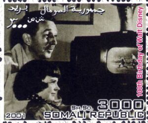 Stamp: 100th Birthday of Walt Disney (Somalia: Illegal Stamps(Icons of ...