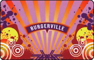 Gift Card: Pattern in the background orange-purple (Restaurants, United ...