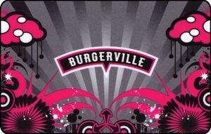 Gift Card: Pattern in the background black-pink (Restaurants, United ...