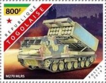 Stamp: M270 Mlrs (Togo(Military Vehicles (2019)) Yt:TG 7631