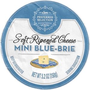 Food Label: Lidl Mini Blue-Brie (Lidl US, LLC, United States of ...