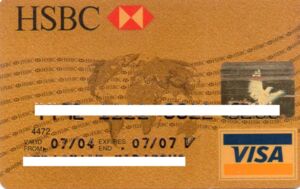 Bank Card: HSBC Visa (HSBC, IndonesiaCol:ID-VI-0121