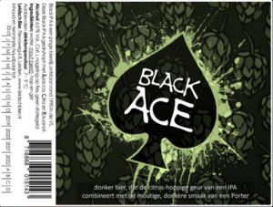 Drink Label: Black Ace (Leidsch Bier, NetherlandsCol:NL-BEER-013230
