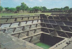 Postcard: Hampi. Stepped Tank behind Mahanavami-dibba (India, Republic ...
