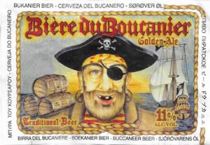 Drink Label: Biere du Boucanier Golden Ale (Icobes B.V.B.A. Ltd ...