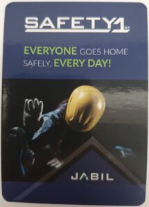 Pocket Calendar: Jabil SAFETY 1st. (Hungary(Safety first) Col:HU-2019 ...