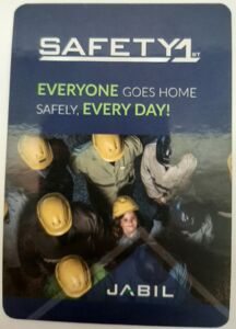 Pocket Calendar: Jabil SAFETY1st. (Hungary(Safety first) Col:HU-2019 ...