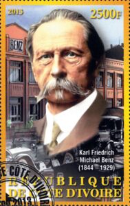 Γραμματόσημο: Karl Friedrich Michael Benz (1844-1929) (Ακτή ...