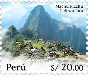 Stamp: Machu Picchu (Peru(Symbols and Views of Peru (2020)) Mi:PE 2883 ...