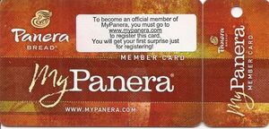 Gift Card: My Panera (Panera, United States of America(Membership Card ...