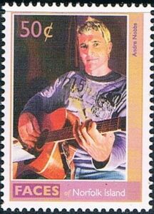 Stamp: Andre Nobbs (Norfolk Island(Faces of Norfolk Island) Mi:NF 1015 ...